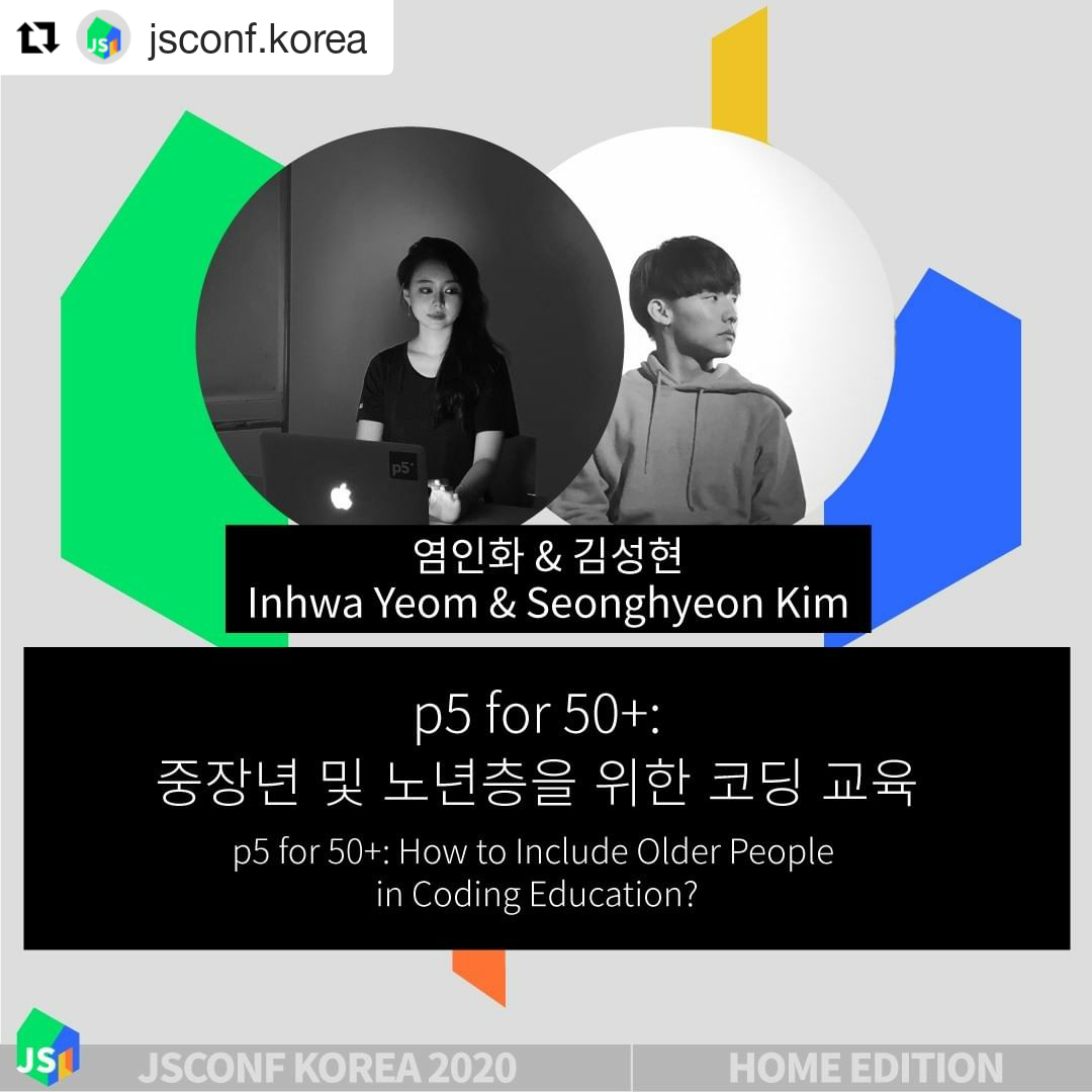2020 Co-Presenter, JavaScript Korea Conference, South Korea – Inhwa Yeom